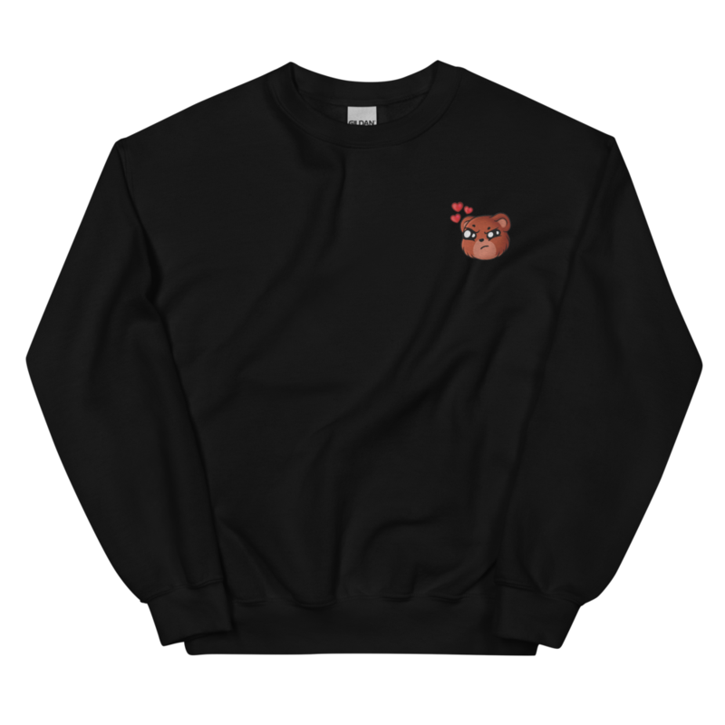 bearki Vday Embroidered Crewneck | bearki