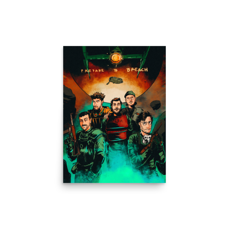 Prepare To Breach Poster | AquaFPS
