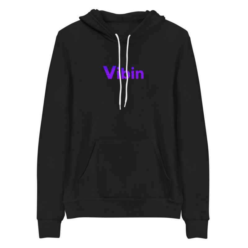 Vibin Hoodie - Purple and Black | Vibin Jivan