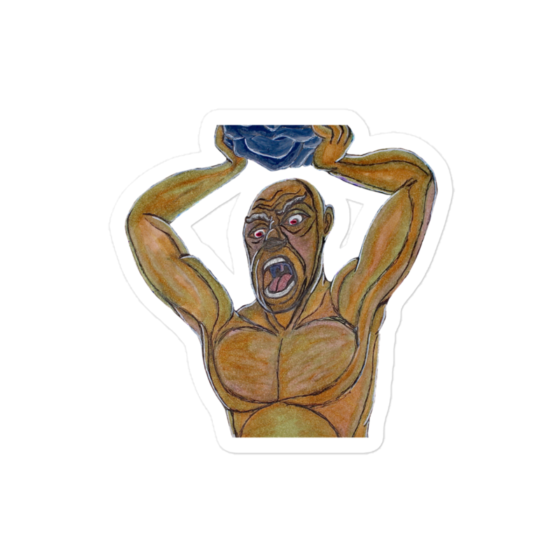 Rust Rock Smash Sticker | Welyn