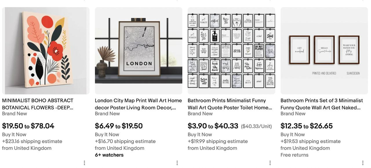 40+ Best Selling Items on eBay in 2025 | Printful