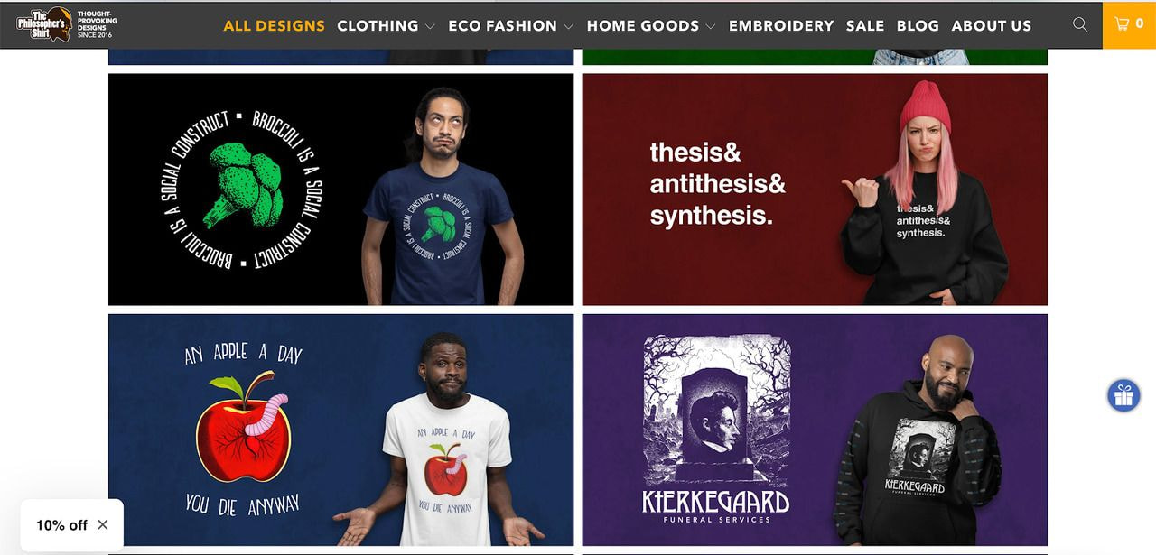 15+ Inspiring Shopify Store Examples | Printful