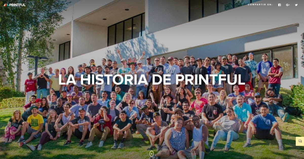 Cómo redactar el "Sobre nosotros" en tu web | Printful