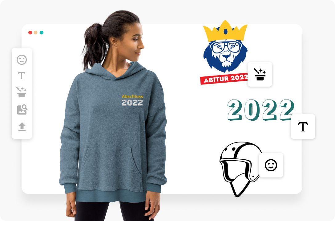 Abschluss Shirts und Abi Pullover bedrucken | Printful