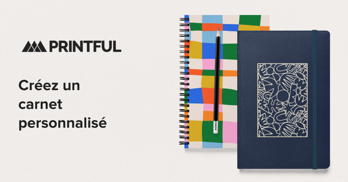 Créez un carnet de notes unique | Printful