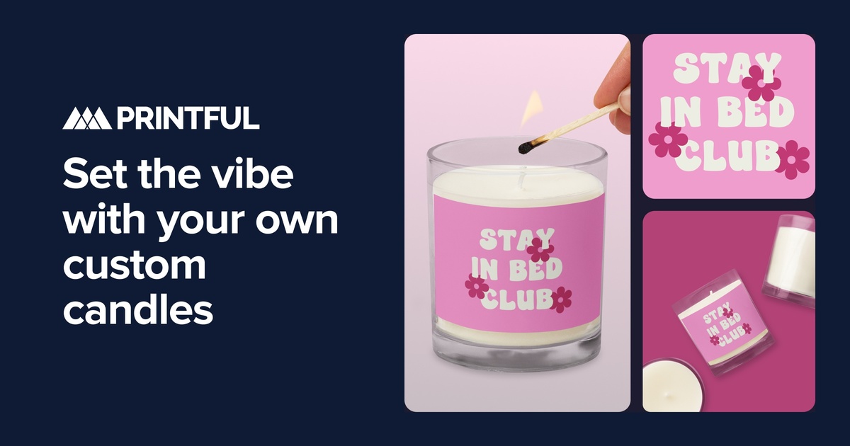 Custom candles | Design and sell personalized candles online