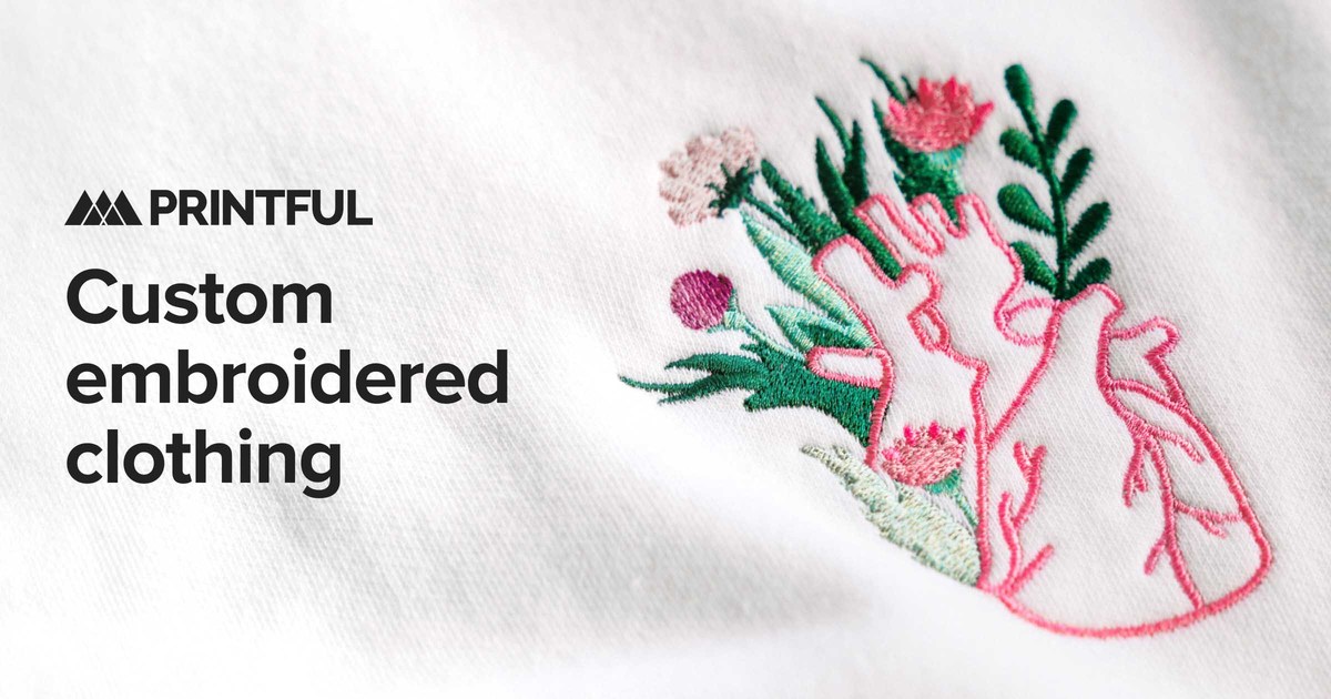Custom Embroidered Clothing—Design and Sell Online | Printful