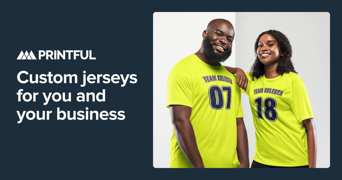 Design Custom Jerseys for Teams & Fans | Printful