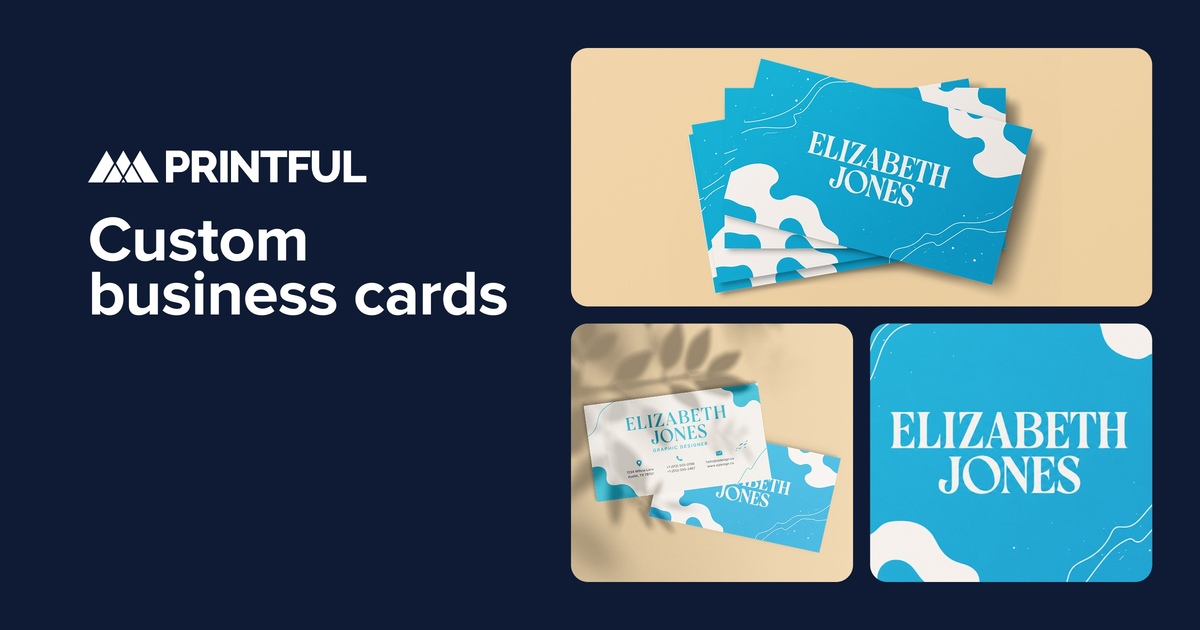 Custom business cards | Design and print with Printful