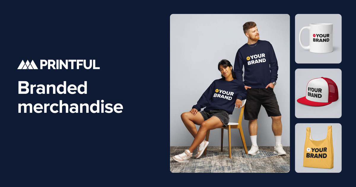 Branded merchandise – Design and sell branded items | Printful