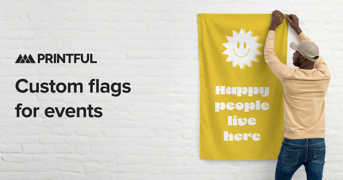 Custom Flags—Create, Order & Sell | Printful