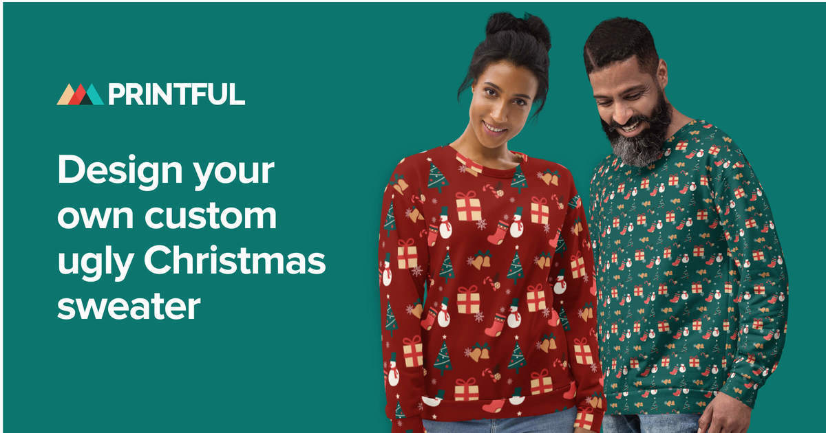 Design Custom Ugly Christmas Sweater | Printful