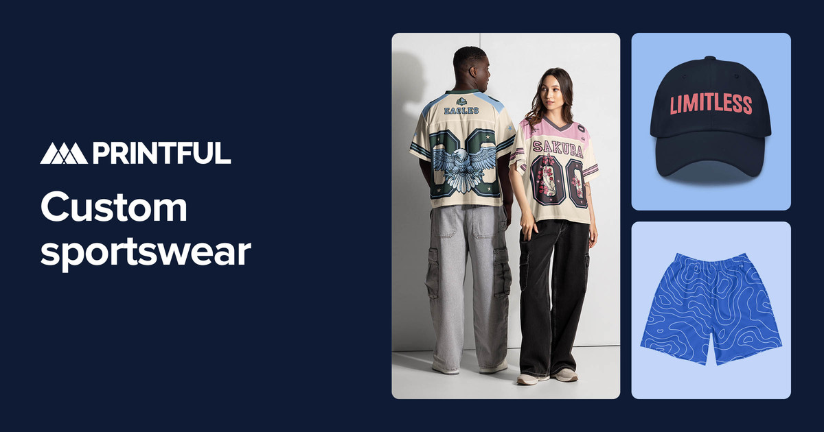 Custom sports apparel & athletic wear | Printful
