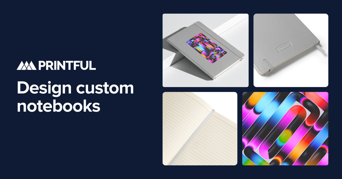 Design Custom Notebooks With Print-on-Demand | Printful