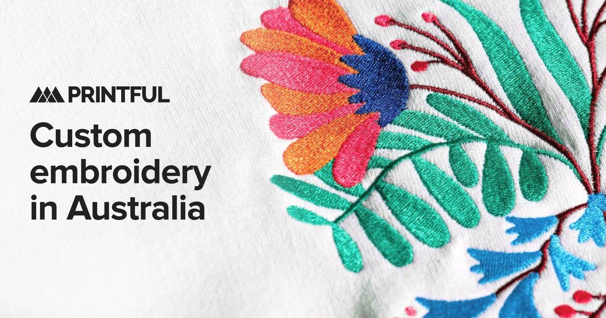 Custom Embroidery—Design & Sell Online | Printful