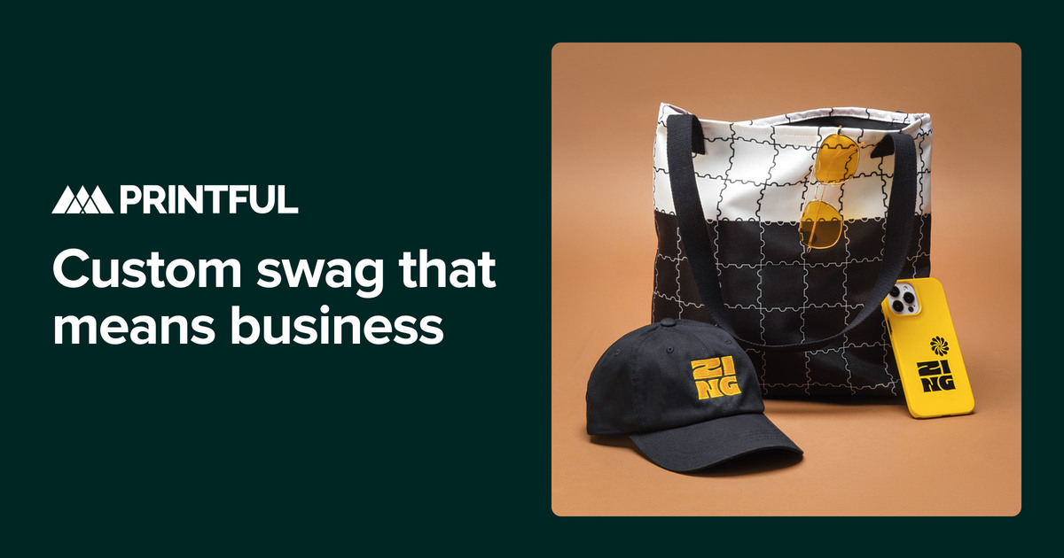 Design custom swag | Printful