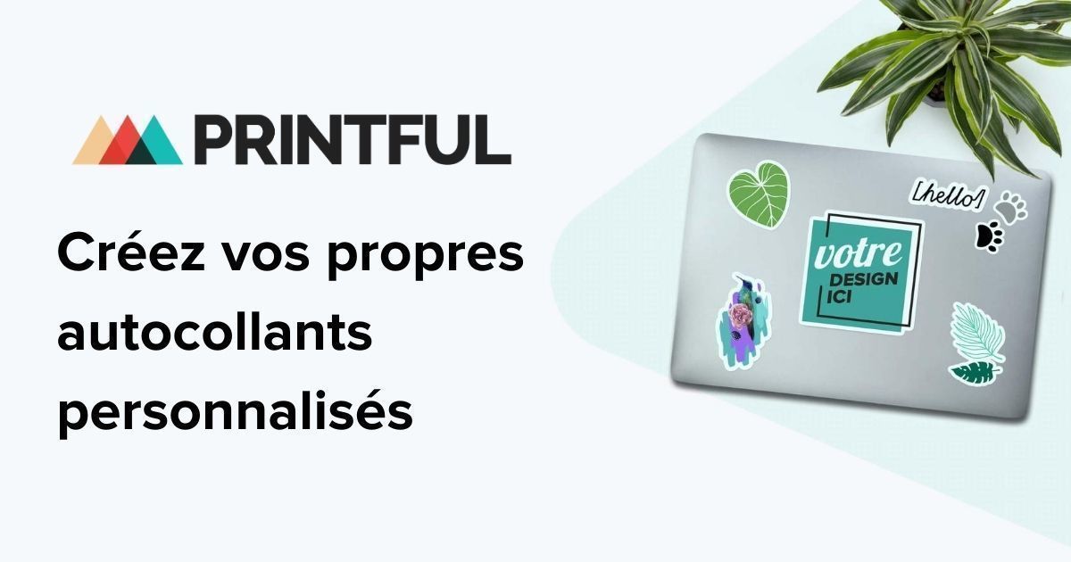 Autocollant personnalisé avec votre design | Printful