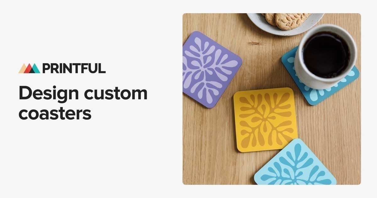 Create Custom Coasters | Printful