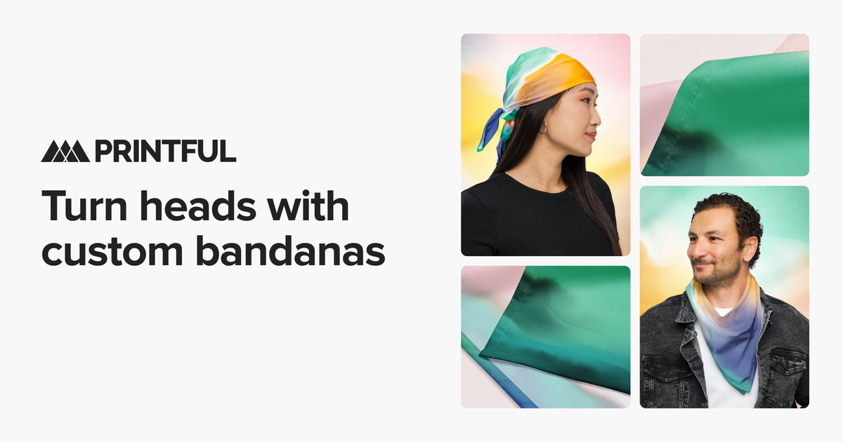 Custom bandanas | Design and sell personalized bandanas