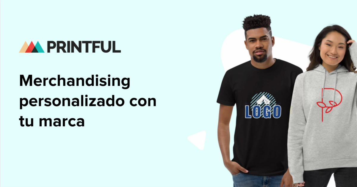 Merchandising con tu marca: diseña y vende regalos corporativos | Printful