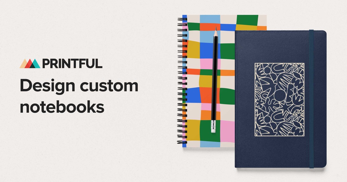 Design Custom Notebooks Online | Printful