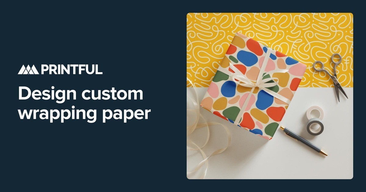 Custom Wrapping Paper | Printful