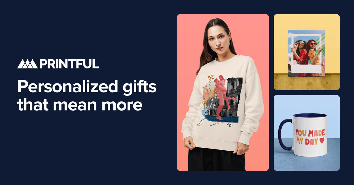 Personalized gifts made easy | Custom gifts by Printful
