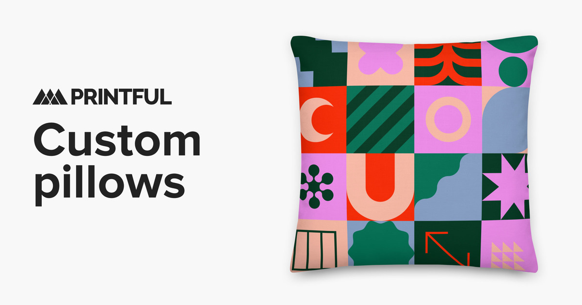Custom Pillows & Personalized Pillow Cases | Printful