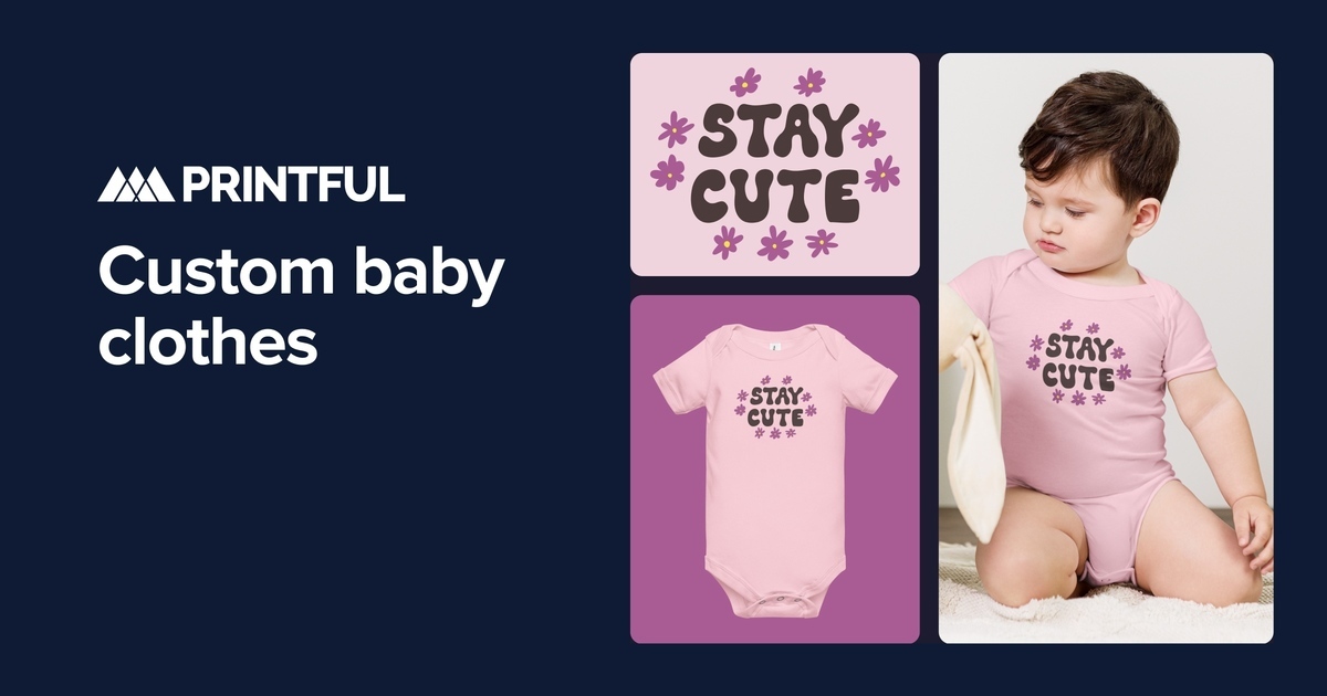 Design your own custom baby clothes | Printful