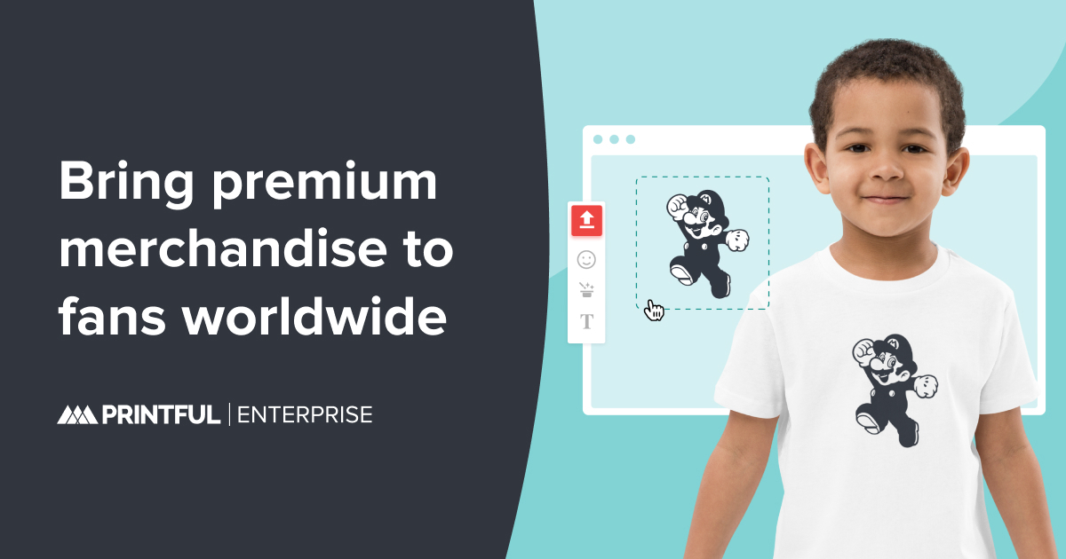 Sell premium merchandise to your fans worldwide | Printful Enterprise