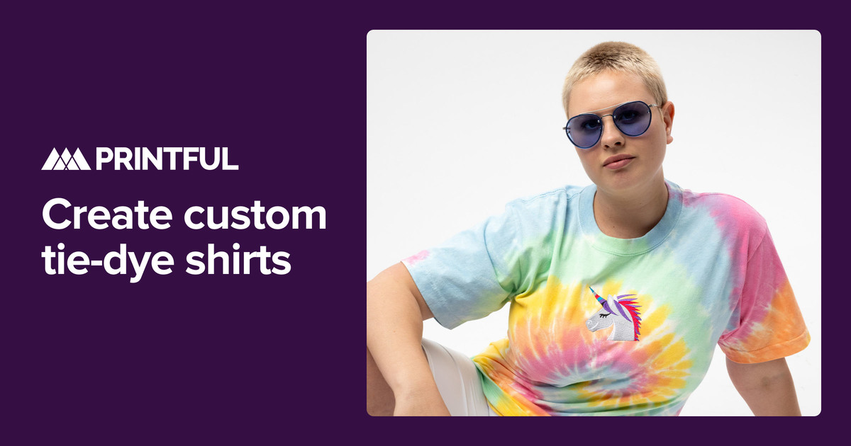 Create Custom Tie-Dye Shirts | Printful