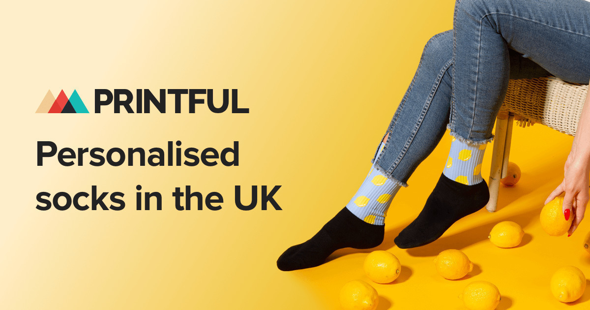 Personalised socks in the UK | Printful