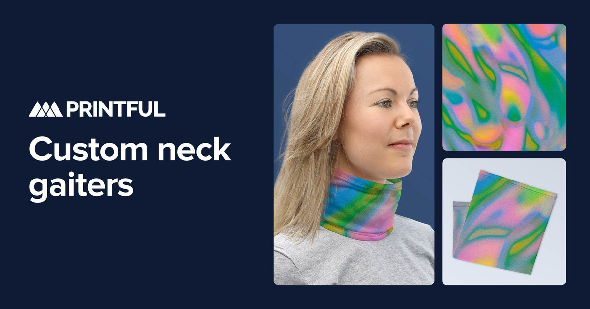 Custom neck gaiters with no minimum | Design online