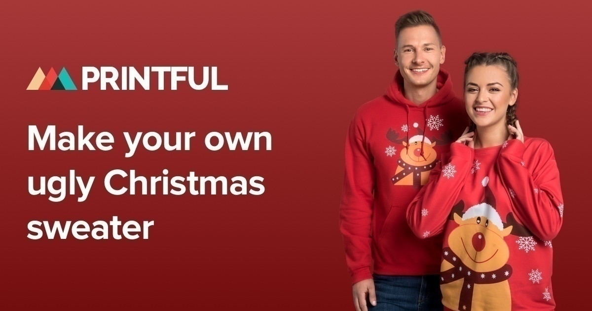 Design Custom Ugly Christmas Sweater | Printful